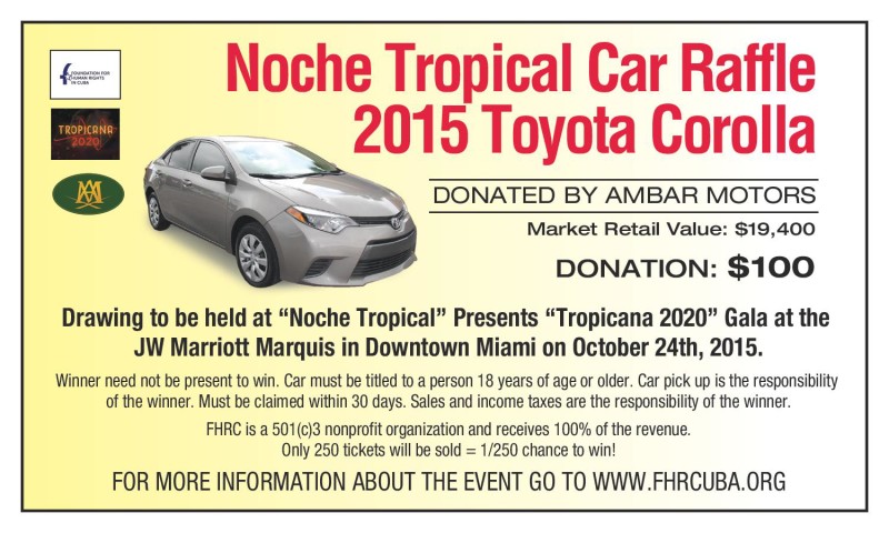 Final 2015 Digital Car Raffle Promo Card | Foundation for Human Rights ...